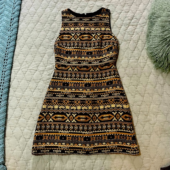 Alice + Olivia | Dresses | Alice Olivia Tribal Print Minidress | Poshmark
